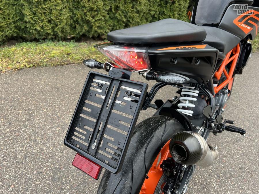 Grey KTM Duke 2021 in Prienai, with an engine capacity of 0.13 L and mileage of 10 thousand km for 2850 €, photo 6 on AUTOMOTO.COM.LV