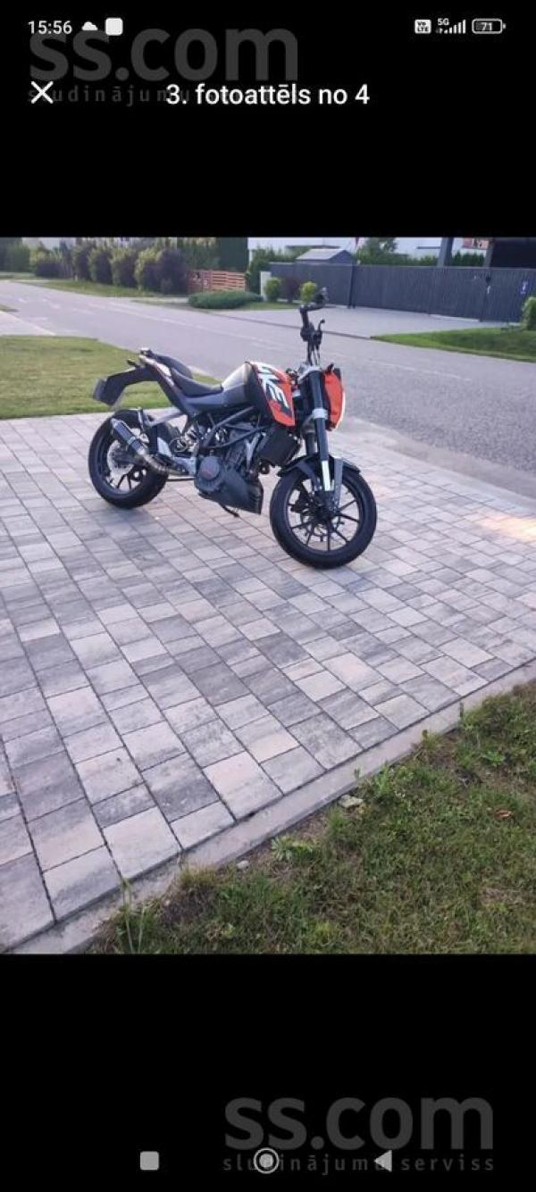 KTM Duke 2011 Rīga, ar dzinēja tilpumu 0.13 L un nobraukumu 0 tūkst. km par 2600 €, foto 2 vietnē AUTOMOTO.COM.LV