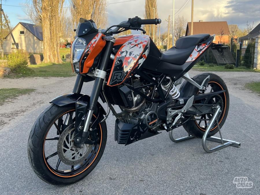 KTM Duke 2011 in Vilnius, with an engine capacity of 0.13 L and mileage of 31 thousand km for 1550 €, photo 5 on AUTOMOTO.COM.LV