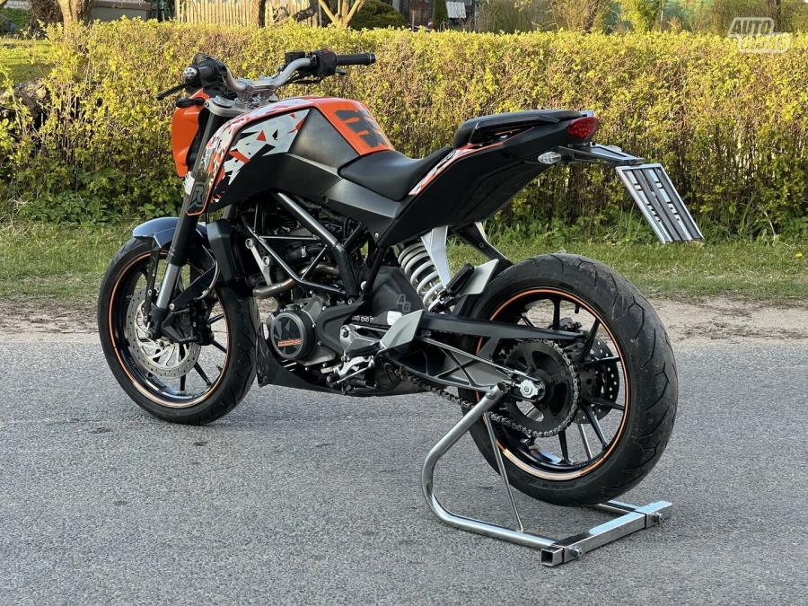 KTM Duke 2011 in Vilnius, with an engine capacity of 0.13 L and mileage of 31 thousand km for 1550 €, photo 10 on AUTOMOTO.COM.LV