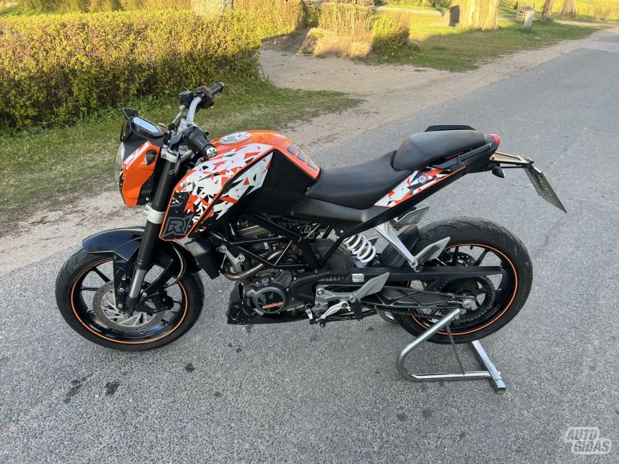 KTM Duke 2011 in Vilnius, with an engine capacity of 0.13 L and mileage of 31 thousand km for 1550 €, photo 14 on AUTOMOTO.COM.LV