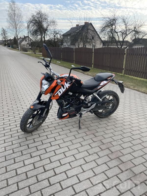 KTM Duke 2012 Valmiera, ar dzinēja tilpumu 0.13 L un nobraukumu 0 tūkst. km par 2250 €, foto 1 vietnē AUTOMOTO.COM.LV