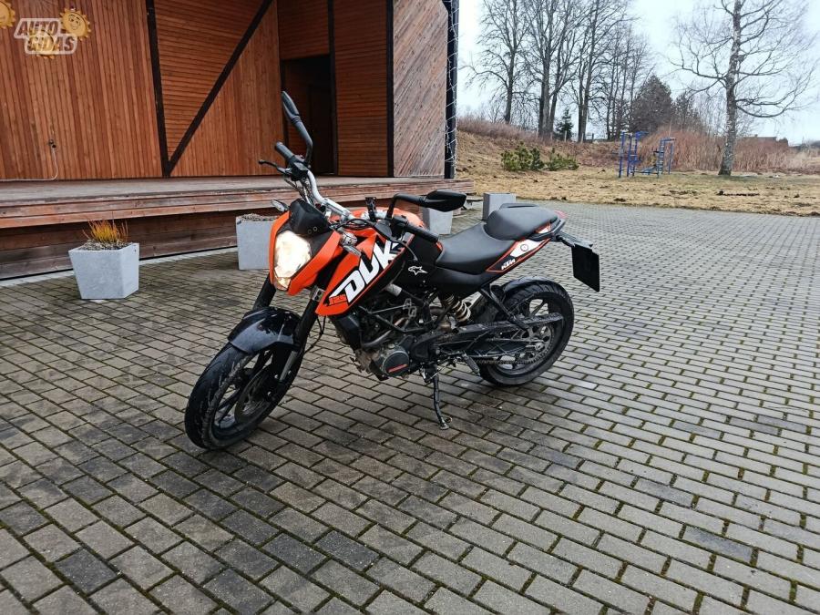KTM Duke 2012 in Mazeikiai, with an engine capacity of 0.12 L and mileage of 24 thousand km for 1600 €, photo 6 on AUTOMOTO.COM.LV