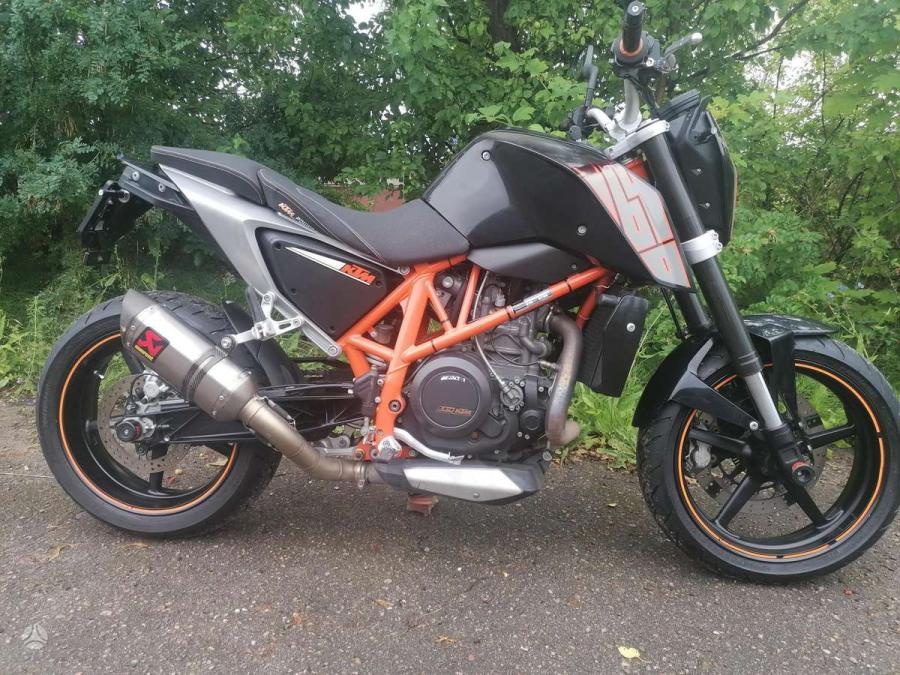 KTM Duke 2012 in Klaipeda, with an engine capacity of 0.69 L and mileage of 42 thousand km for 3400 €, photo 3 on AUTOMOTO.COM.LV