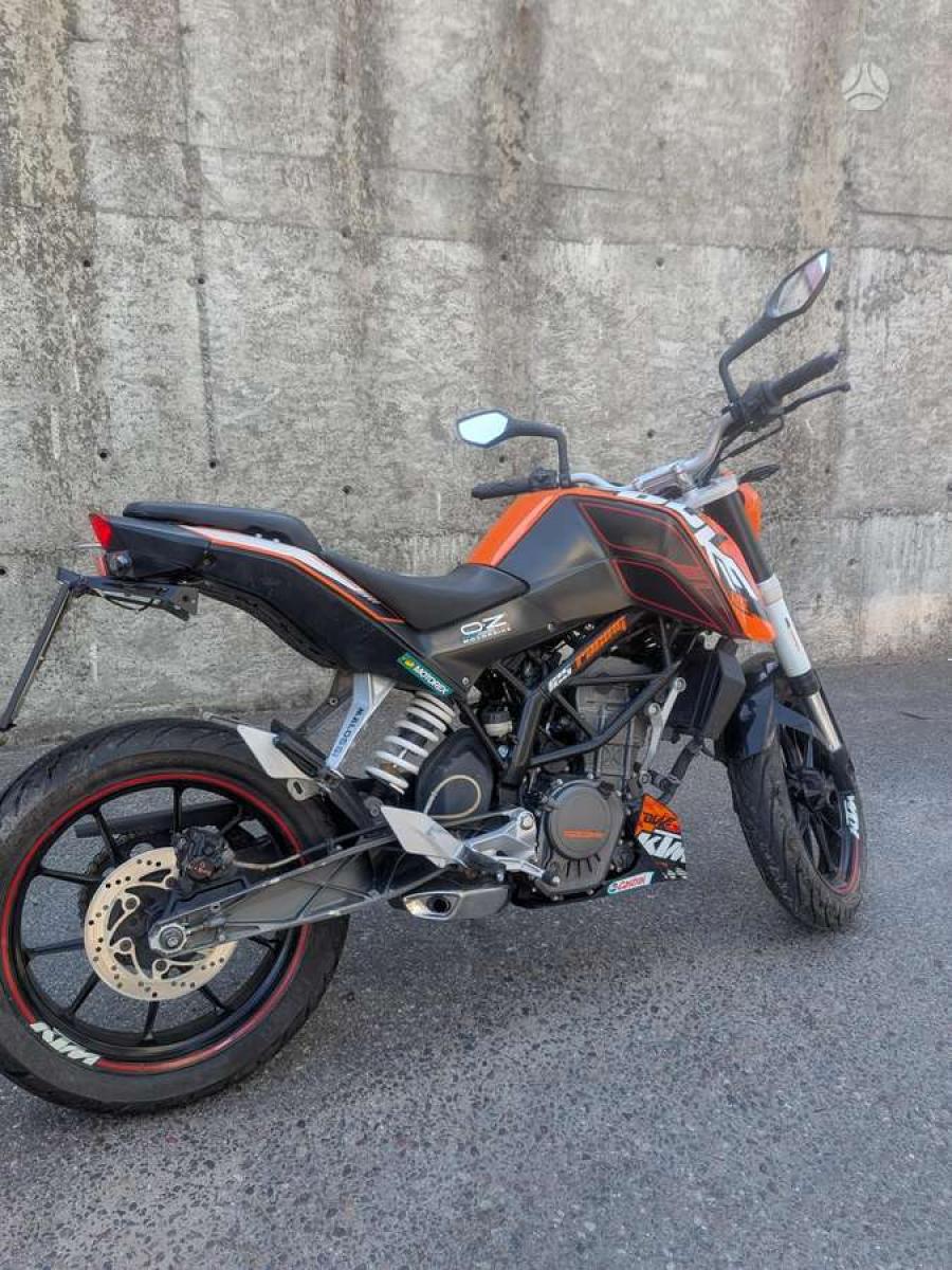 KTM Duke 2012 in Klaipeda, with an engine capacity of 0.13 L and mileage of 30 thousand km for 1600 €, photo 3 on AUTOMOTO.COM.LV