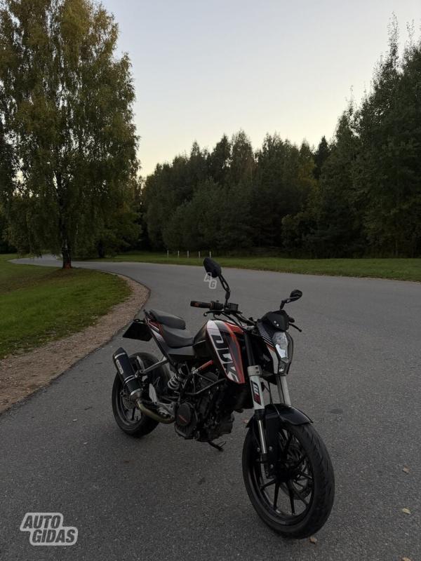 KTM Duke 2012 Viļņa, ar dzinēja tilpumu 0.13 L un nobraukumu 32 tūkst. km par 1450 €, foto 1 vietnē AUTOMOTO.COM.LV