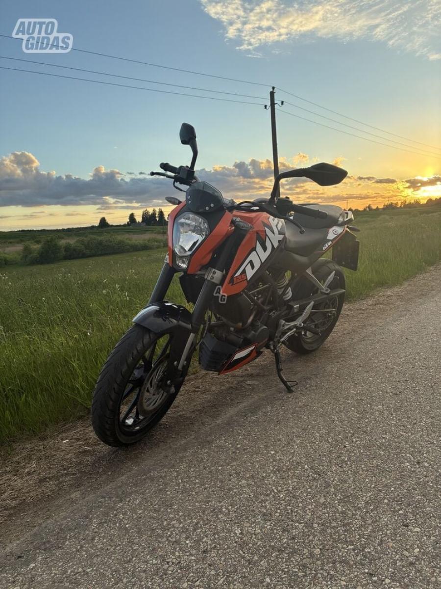 KTM Duke 2013 in Vilnius, with an engine capacity of 0.13 L and mileage of 0 thousand km for 1700 €, photo 1 on AUTOMOTO.COM.LV