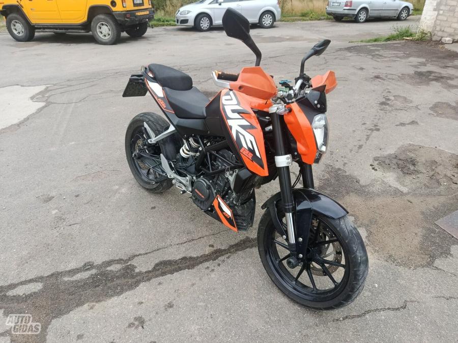 KTM Duke 2013 in Radviliskis, with an engine capacity of 0.13 L and mileage of 0 thousand km for 1550 €, photo 4 on AUTOMOTO.COM.LV