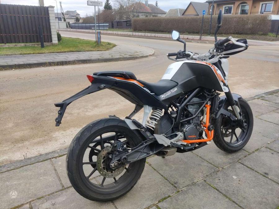 KTM Duke 2014 Tauragė, ar dzinēja tilpumu 0.13 L un nobraukumu 0 tūkst. km par 1250 €, foto 2 vietnē AUTOMOTO.COM.LV