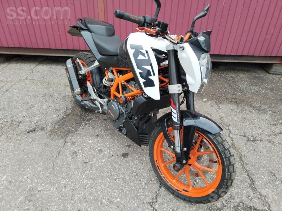 КТМ Дюк 2014 в Рига, объемом двигателя 0.39 л и пробегом 0 тыс. км за 2450 €, фото 3 на AUTOMOTO.COM.LV