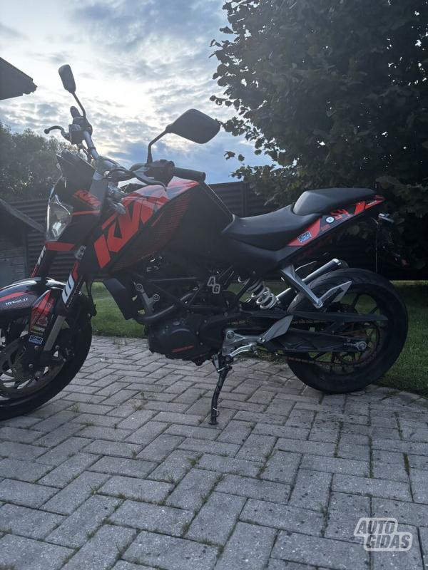 KTM Duke 2014 in Panevezys, with an engine capacity of 0.13 L and mileage of 51 thousand km for 2000 €, photo 2 on AUTOMOTO.COM.LV