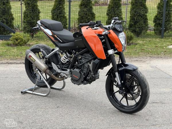 KTM Duke 2015 in Vilnius, with an engine capacity of 0.13 L and mileage of 35 thousand km for 1700 €, photo 1 on AUTOMOTO.COM.LV