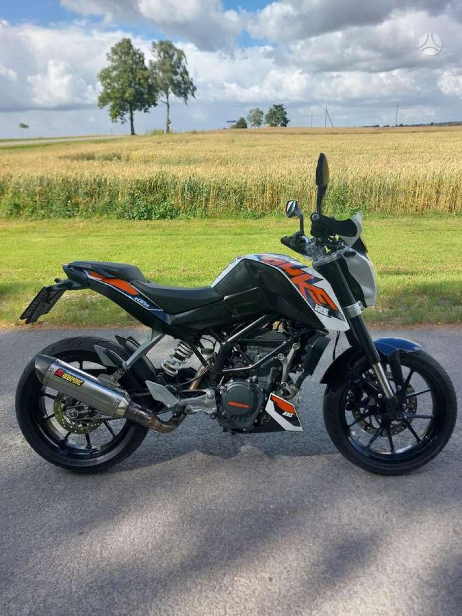 KTM Duke 2015 in Panevezys, with an engine capacity of 0.13 L and mileage of 43 thousand km for 1300 €, photo 4 on AUTOMOTO.COM.LV