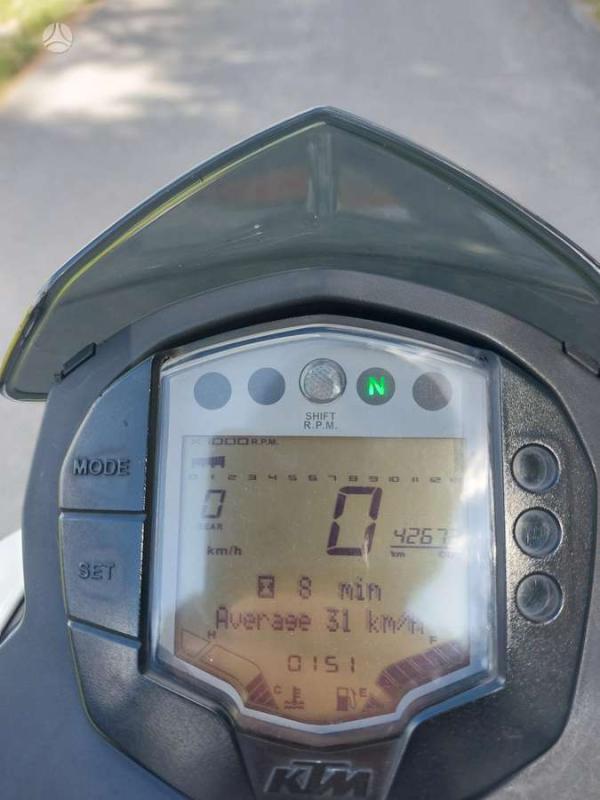 KTM Duke 2015 in Panevezys, with an engine capacity of 0.13 L and mileage of 43 thousand km for 1300 €, photo 8 on AUTOMOTO.COM.LV