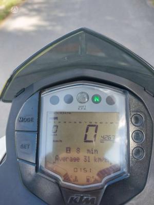 KTM Duke 2015 in Panevezys, with an engine capacity of 0.13 L and mileage of 43 thousand km for 1300 €, photo 9 on AUTOMOTO.COM.LV
