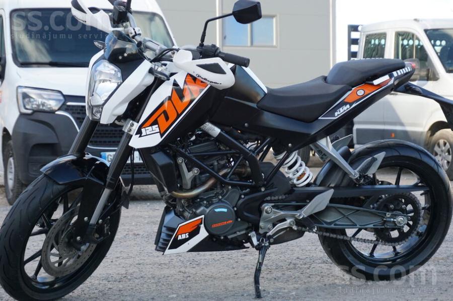 KTM Duke 2016 Bauska, ar dzinēja tilpumu 0.13 L un nobraukumu 0 tūkst. km par 2300 €, foto 1 vietnē AUTOMOTO.COM.LV