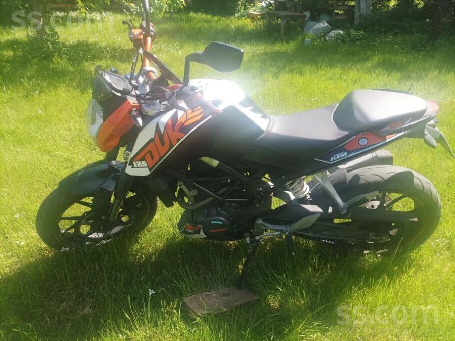 KTM Duke 2016 Rīga, ar dzinēja tilpumu 0.10 L un nobraukumu 0 tūkst. km par 1600 €, foto 1 vietnē AUTOMOTO.COM.LV