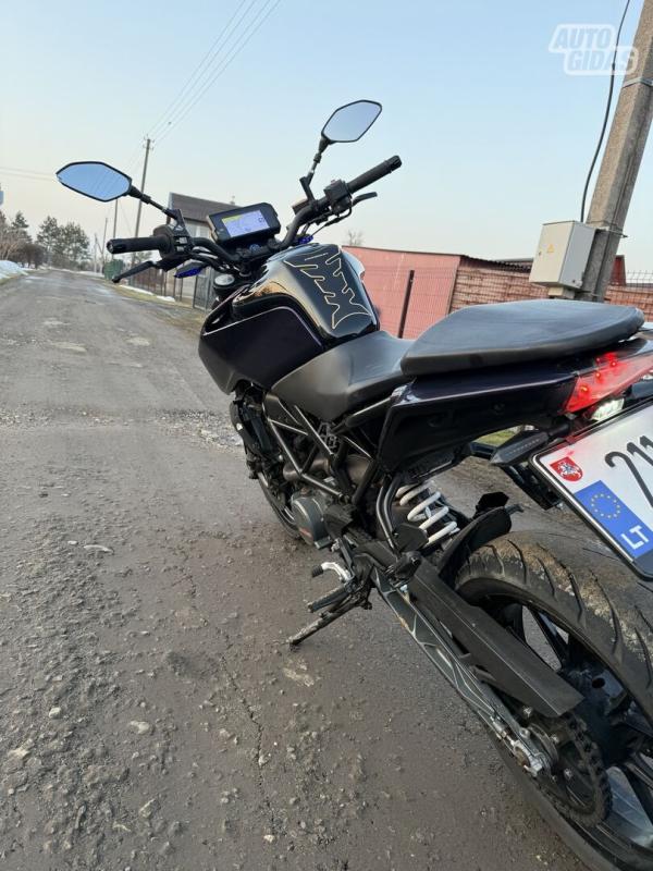 KTM Duke 2017 Panevēža, ar dzinēja tilpumu 0.13 L un nobraukumu 55 tūkst. km par 2300 €, foto 8 vietnē AUTOMOTO.COM.LV
