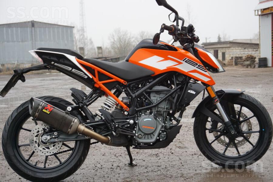 KTM Duke 2018 Bauska, ar dzinēja tilpumu 0.13 L un nobraukumu 0 tūkst. km par 2600 €, foto 5 vietnē AUTOMOTO.COM.LV