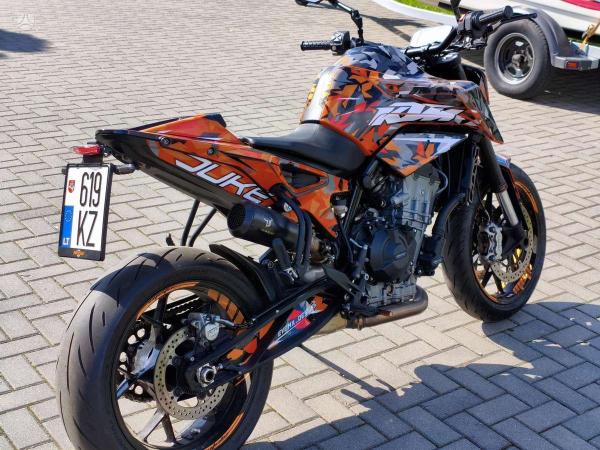 KTM Duke 2018 in Alytus, with an engine capacity of 0.79 L and mileage of 21 thousand km for 4900 €, photo 5 on AUTOMOTO.COM.LV