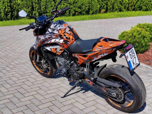 KTM Duke 2018 in Alytus, with an engine capacity of 0.79 L and mileage of 21 thousand km for 4900 €, photo 6 on AUTOMOTO.COM.LV