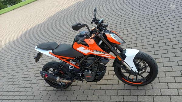 KTM Duke 2018 in Vilnius, with an engine capacity of 0.13 L and mileage of 34 thousand km for 2600 €, photo 1 on AUTOMOTO.COM.LV