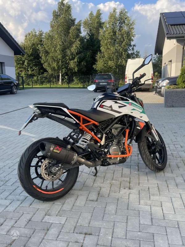 KTM Duke 2018 in Klaipeda, with an engine capacity of 0.13 L and mileage of 33 thousand km for 2300 €, photo 4 on AUTOMOTO.COM.LV