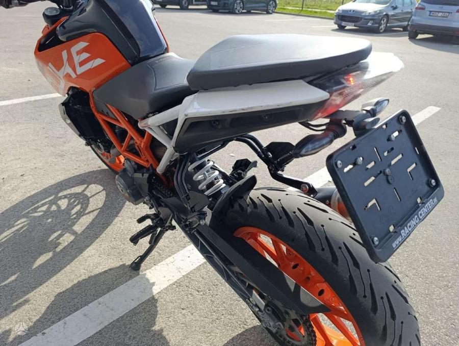 KTM Duke 2019 in Siauliai, with an engine capacity of 0.39 L and mileage of 32 thousand km for 2500 €, photo 7 on AUTOMOTO.COM.LV