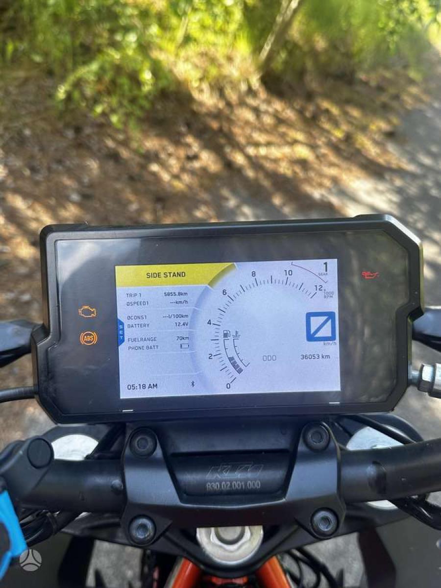 KTM Duke 2019 Kuršėnai, ar dzinēja tilpumu 0.39 L un nobraukumu 36 tūkst. km par 2550 €, foto 15 vietnē AUTOMOTO.COM.LV