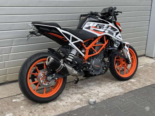 KTM Duke 2019 Vilkaviškis, ar dzinēja tilpumu 0.39 L un nobraukumu 30 tūkst. km par 2400 €, foto 3 vietnē AUTOMOTO.COM.LV