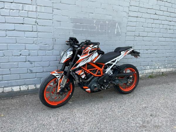 KTM Duke 2019 Kuldīga, ar dzinēja tilpumu 0.39 L un nobraukumu 0 tūkst. km par 3499 €, foto 1 vietnē AUTOMOTO.COM.LV