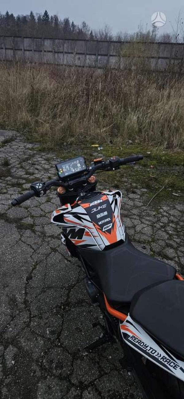 KTM Duke 2020 in Kursenai, with an engine capacity of 0.13 L and mileage of 20 thousand km for 2450 €, photo 11 on AUTOMOTO.COM.LV