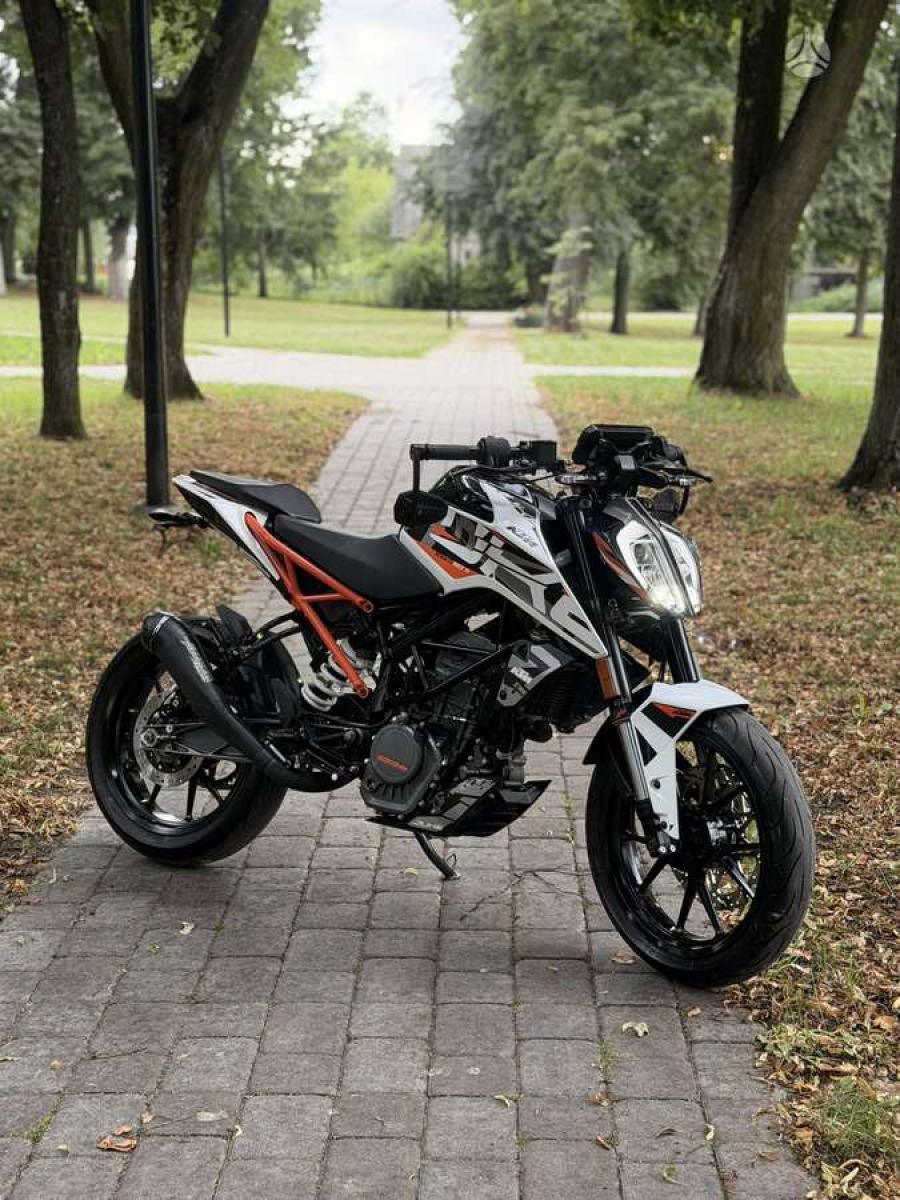 KTM Duke 2020 in Vilkaviskis, with an engine capacity of 0.13 L and mileage of 19 thousand km for 2399 €, photo 1 on AUTOMOTO.COM.LV