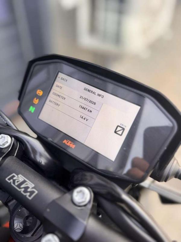 KTM Duke 2020 in Kaunas, with an engine capacity of 0.89 L and mileage of 16 thousand km for 5890 €, photo 8 on AUTOMOTO.COM.LV