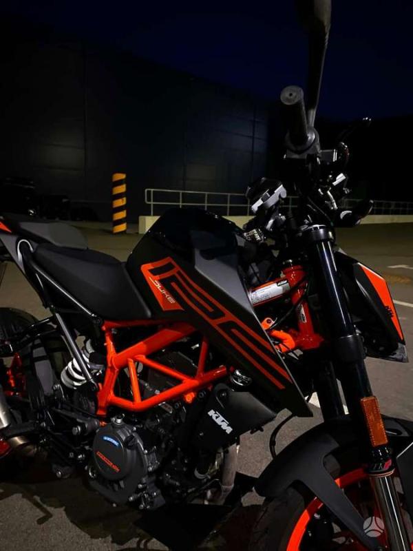 KTM Duke 2021 in Kaunas, with an engine capacity of 0.13 L and mileage of 7 thousand km for 3600 €, photo 7 on AUTOMOTO.COM.LV