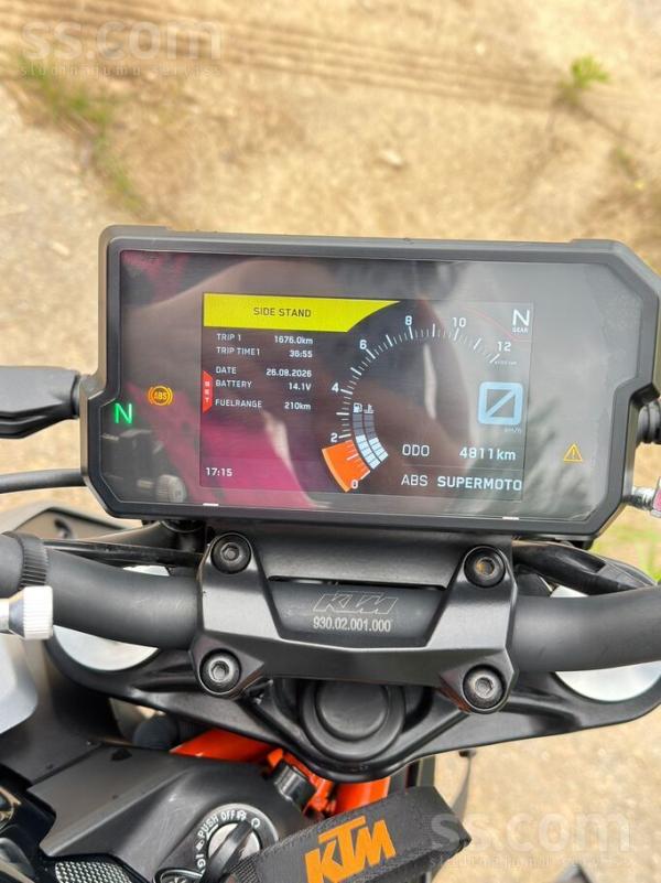 KTM Duke 2022 in Ogre, with an engine capacity of 0.39 L and mileage of 0 thousand km for 4000 €, photo 7 on AUTOMOTO.COM.LV