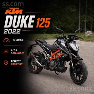 KTM Duke 2022 Rīga, ar dzinēja tilpumu 0.13 L un nobraukumu 0 tūkst. km par 3400 €, foto 5 vietnē AUTOMOTO.COM.LV