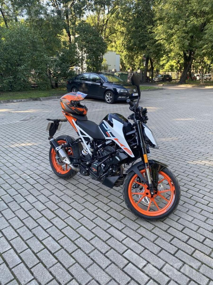KTM Duke 2023 in Riga, with an engine capacity of 0.13 L and mileage of 0 thousand km for 3300 €, photo 3 on AUTOMOTO.COM.LV