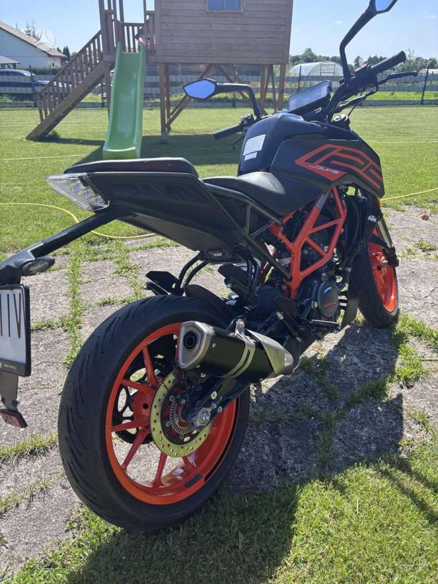 KTM Duke 2023 in Taurage, with an engine capacity of 0.13 L and mileage of 14 thousand km for 3700 €, photo 7 on AUTOMOTO.COM.LV