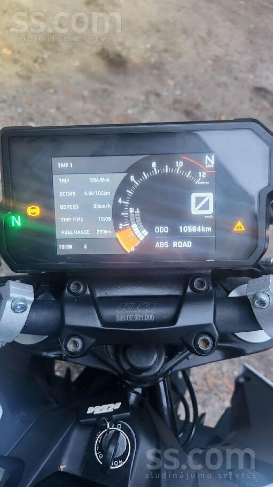 KTM Duke 2023 in Riga, with an engine capacity of 0.13 L and mileage of 0 thousand km for 3750 €, photo 8 on AUTOMOTO.COM.LV
