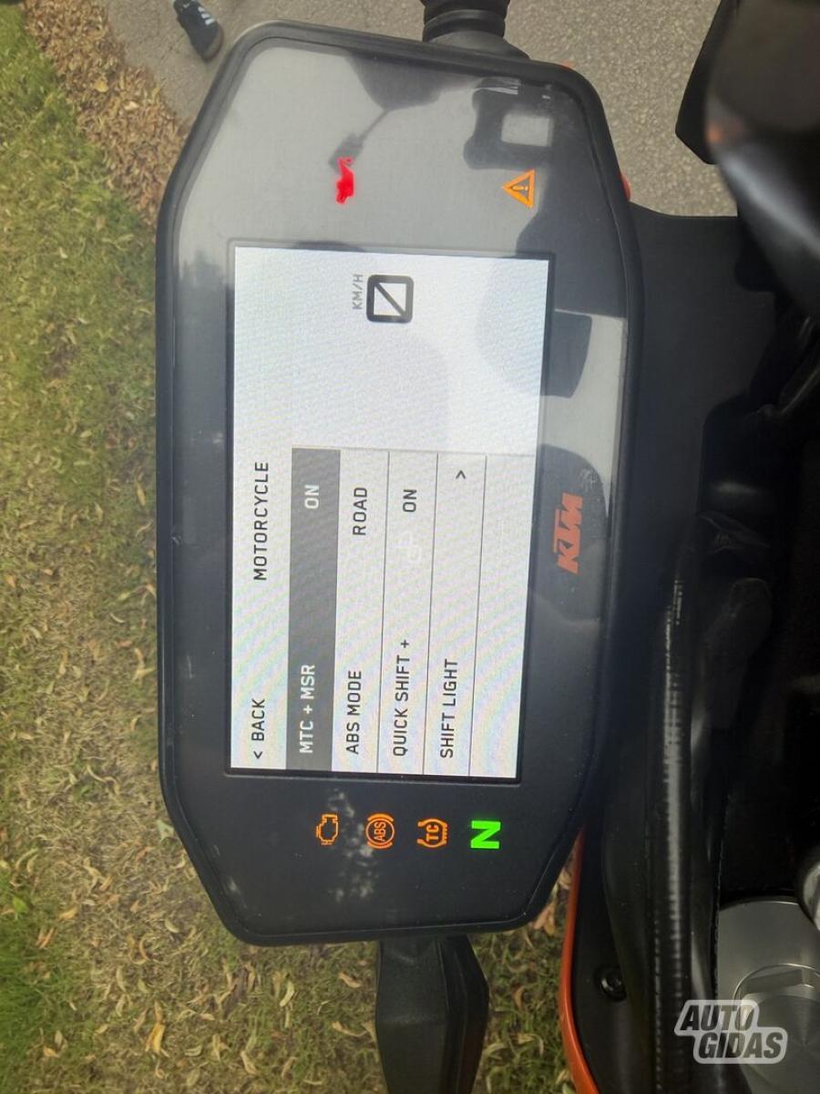 KTM Duke 2024 Klaipėda, ar dzinēja tilpumu 0.79 L un nobraukumu 14 tūkst. km par 5500 €, foto 7 vietnē AUTOMOTO.COM.LV