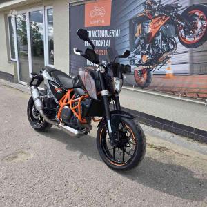 Orange KTM Duke 2014 in Panevezys, with an engine capacity of 0.69 L and mileage of 36 thousand km for 3600 €, photo  on AUTOMOTO.COM.LV