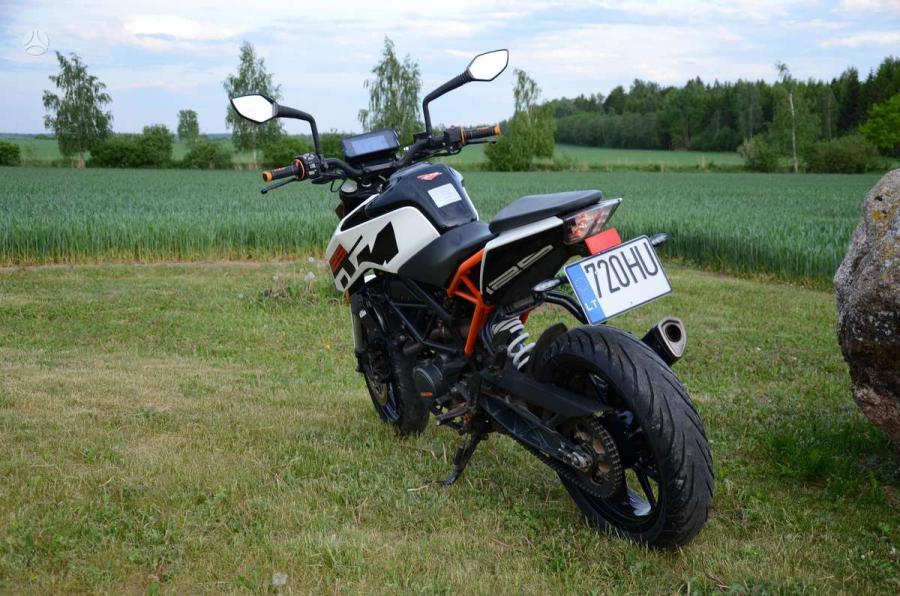 Oranžs KTM Duke 2017 Joniškis, ar dzinēja tilpumu 0.13 L un nobraukumu 8 tūkst. km par 2800 €, foto 3 vietnē AUTOMOTO.COM.LV