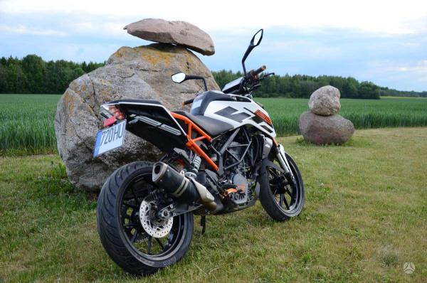 Orange KTM Duke 2017 in Joniskis, with an engine capacity of 0.13 L and mileage of 8 thousand km for 2800 €, photo 3 on AUTOMOTO.COM.LV