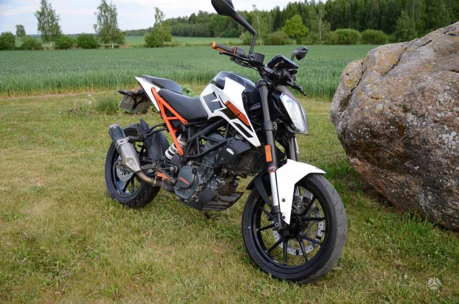 Oranžs KTM Duke 2017 Joniškis, ar dzinēja tilpumu 0.13 L un nobraukumu 8 tūkst. km par 2800 €, foto 5 vietnē AUTOMOTO.COM.LV