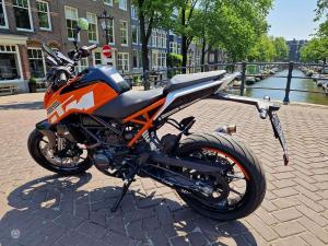 Orange KTM Duke 2018 in Kaunas, with an engine capacity of 0.13 L and mileage of 15 thousand km for 2570 €, photo 16 on AUTOMOTO.COM.LV