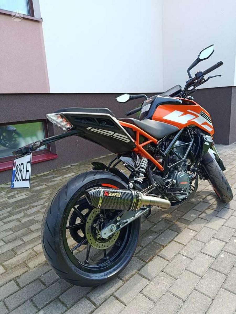 Oranžs KTM Duke 2019 Šauļi, ar dzinēja tilpumu 0.13 L un nobraukumu 21 tūkst. km par 2499 €, foto 5 vietnē AUTOMOTO.COM.LV