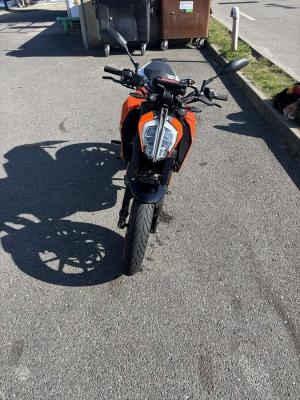 Oranžs KTM Duke 2020 Klaipėda, ar dzinēja tilpumu 0.13 L un nobraukumu 26 tūkst. km par 2500 €, foto 5 vietnē AUTOMOTO.COM.LV