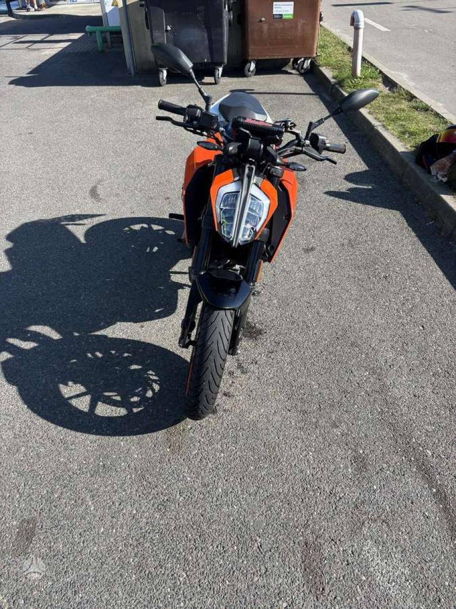 Oranžs KTM Duke 2020 Klaipėda, ar dzinēja tilpumu 0.13 L un nobraukumu 26 tūkst. km par 2500 €, foto 5 vietnē AUTOMOTO.COM.LV