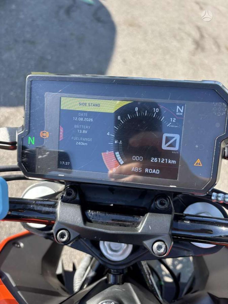 Oranžs KTM Duke 2020 Klaipėda, ar dzinēja tilpumu 0.13 L un nobraukumu 26 tūkst. km par 2500 €, foto 11 vietnē AUTOMOTO.COM.LV
